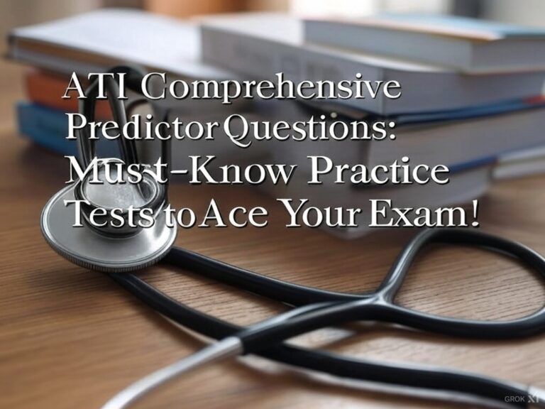 “ATI Comprehensive Predictor Questions: Must-Know Practice Tests to Ace ...