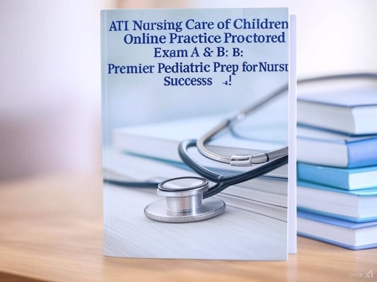 ATI Nursing Care of Children Online Practice Proctored Exam A & B ...