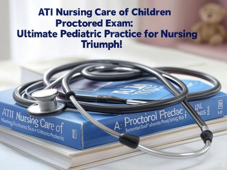 ATI Nursing Care of Children Practice Exam A: Essential Pediatric Prep ...