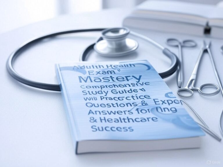 Adult Health Exam Mastery: Comprehensive Study Guide with Practice ...