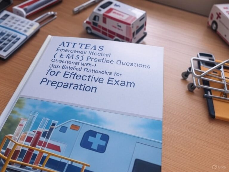 ATI TEAS Emergency Medical Services (EMS) Practice Questions with ...