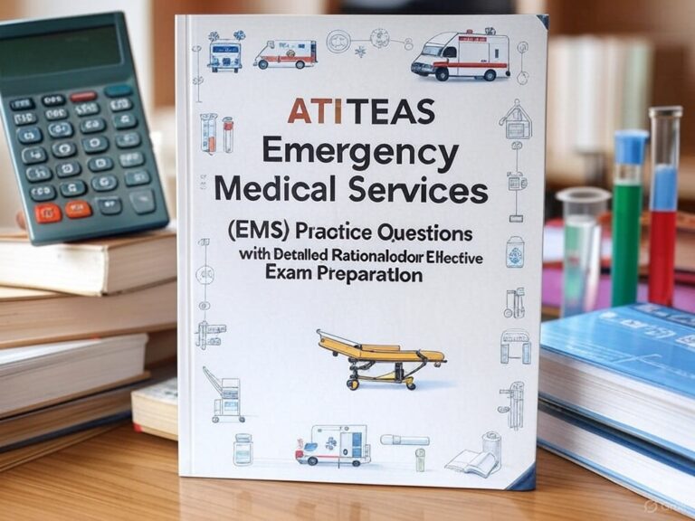 ATI TEAS Emergency Medical Services (EMS) Practice Questions with ...