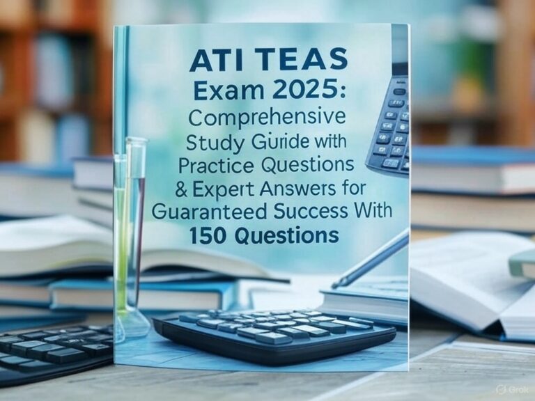 ATI TEAS Exam 2025: Comprehensive Study Guide with Practice Questions ...