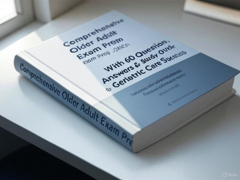 Comprehensive Older Adult Exam Prep 2025 With 60 Questions: Essential ...