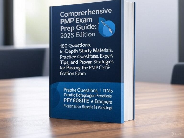 Comprehensive PMP Exam Prep Guide: 2025 Edition with 180 Questions, In-Depth Study Materials ...