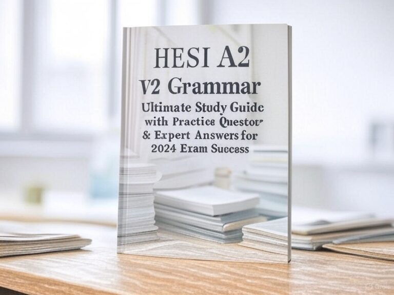 HESI A2 V2 Grammar: Ultimate Study Guide with Practice Questions ...