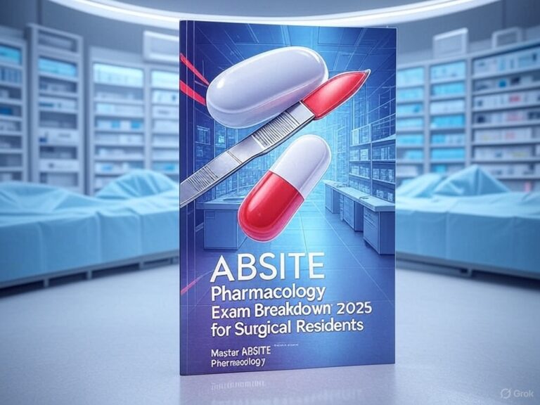 ABSITE Pharmacology Exam Breakdown 2025 for Surgical Residents – Mark ...