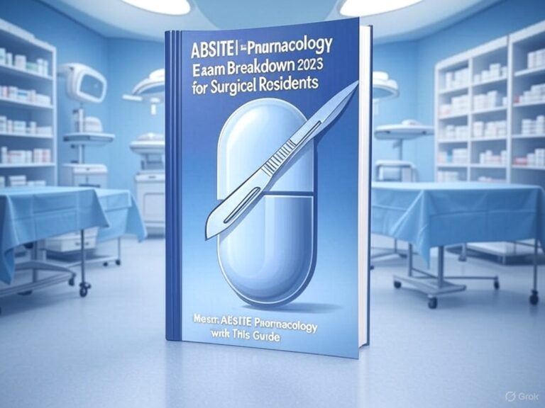 ABSITE Pharmacology Exam Breakdown 2025 for Surgical Residents – Mark ...
