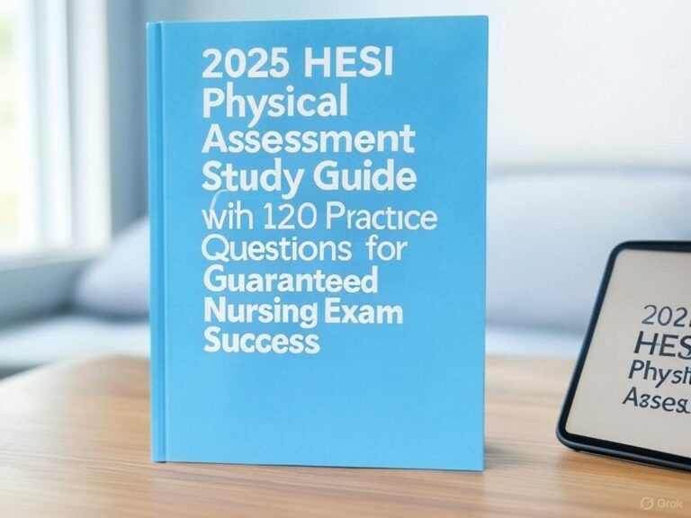 2025 HESI Physical Assessment Study Guide with 120 Practice Questions ...