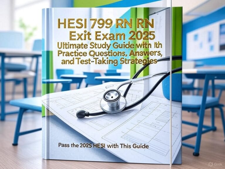 HESI 799 RN Exit Exam 2025: Ultimate Study Guide with Practice ...