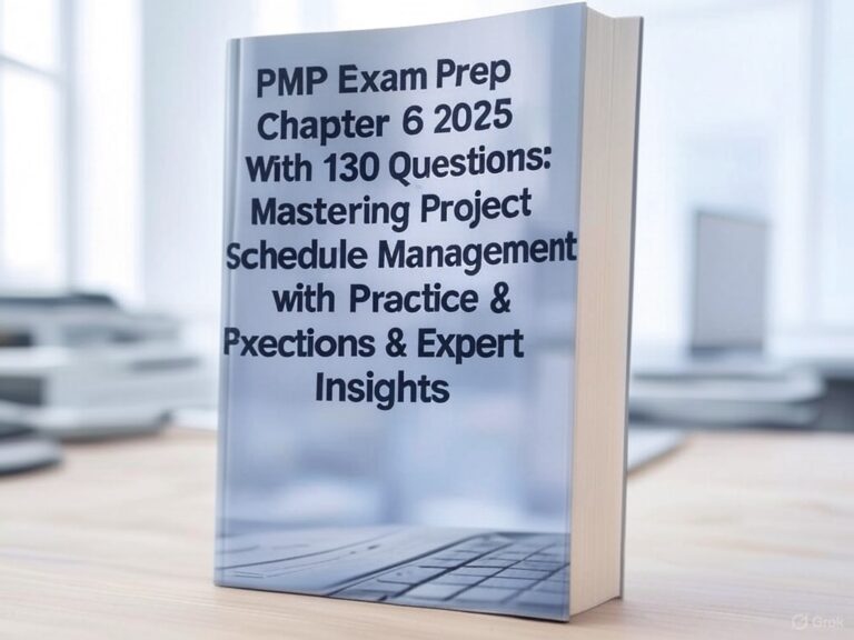 PMP Exam Prep Chapter 6 2025 With 130 Questions: Mastering Project ...
