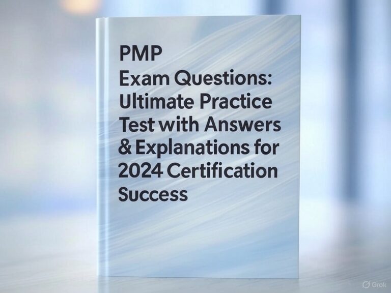 PMP Exam Questions: Ultimate Practice Test with Answers & Explanations ...